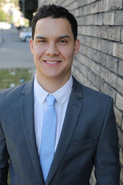 Handsome Young Man Wearing A Cute Suit Stock Image Image Of Elegant