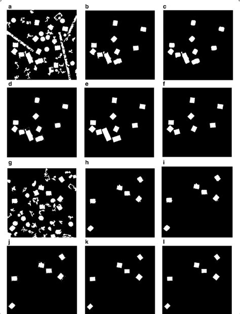fully automated side view particles clustering results using different