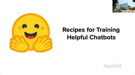 Stanford Cs25 V3 I Recipe For Training Helpful Chatbots Youtube