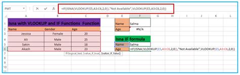 Isna Function In Excel