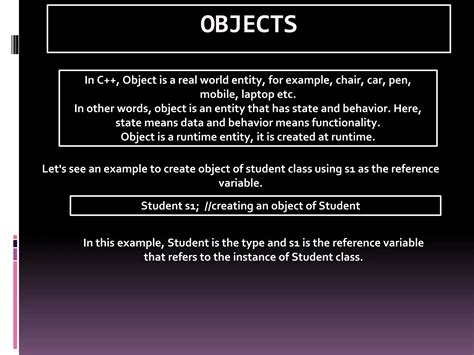 Object Oriented Programming Concepts In Cpptx