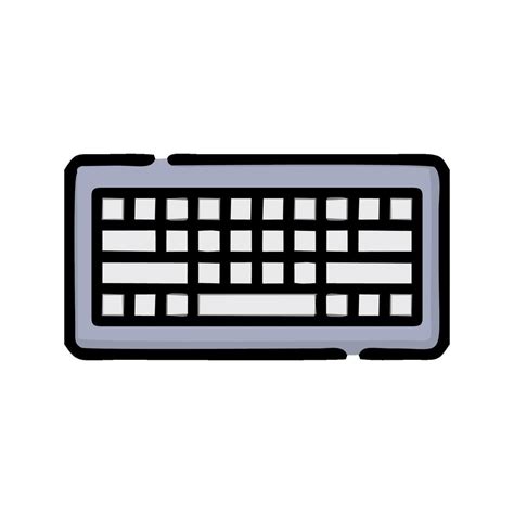 Computer Keyboard Icon Illustration Design Illustration 49126009 Vector