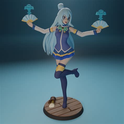 D Printable Sfw And Nsfw Anime Useless Goddess By Funservicestl