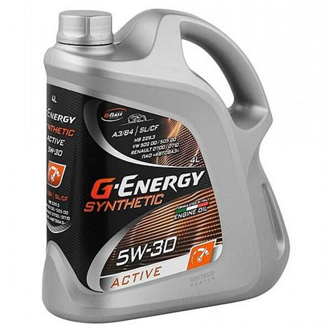 GAZPROMNEFT תוצרת G-ENERGY ACTIVE A3/B4 SL/CF 5W30 ...