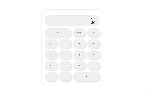 github jeff ho neumorphic calculator