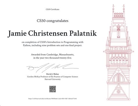 Review Cs50p Introduction To Programming With Python Jamie Palatnik