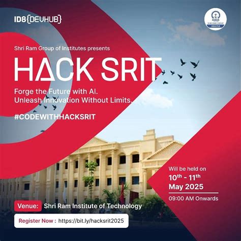 Hacksrit Hackathon Innovation Teamwork Techforgood Srit… Priya Gautam