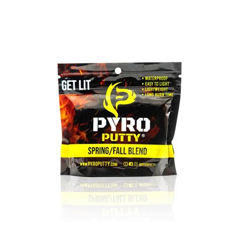 Pyro Putty 2 Oz Spring Fall Waterproof Fire Starter Phone Skope