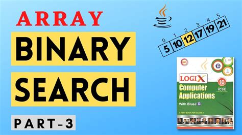 Binary Search In Java Arrays Chapter Part Concept Of Computer YouTube