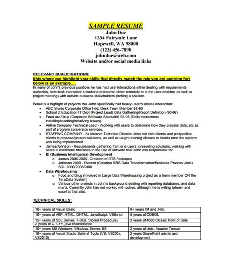 sql data analyst resume sample data analyst resume template 7 free word