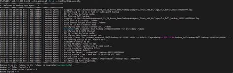 performing hadoop hdfs backup dell hadoop application agent hadoop