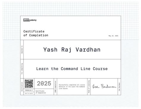 🌟 Excited To Share That Ive Successfully Completed The Learn The Command Line Course On