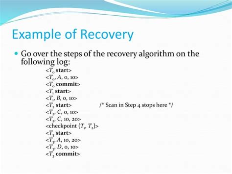 Log Based And Recovery With Concurrent Transaction Pptx Databases