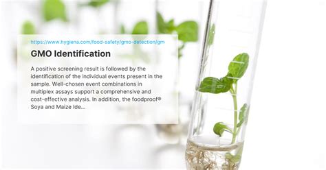 GMO Identification | Hygiena