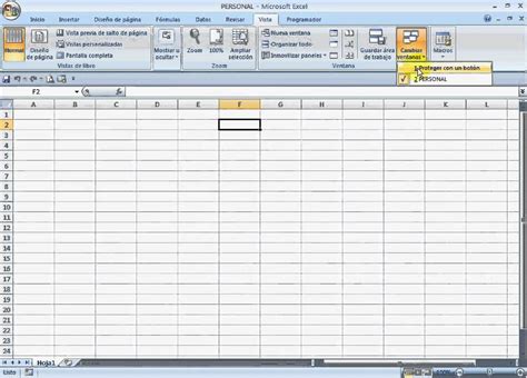 Macro Para Proteger Y Desproteger Una Hoja En Excel 2007 Youtube