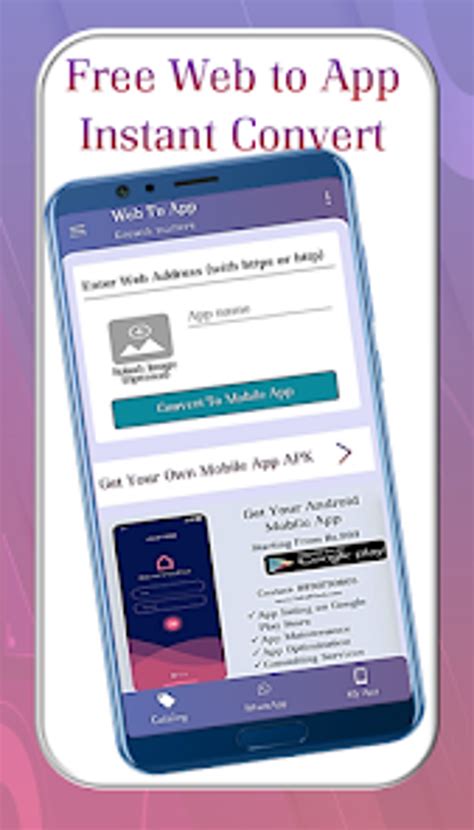 web to app instant convert apk for android download