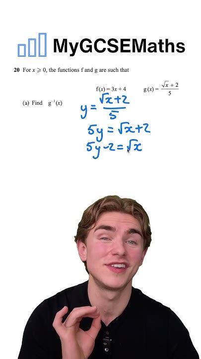 Inverse Functions Gcse Maths Youtube