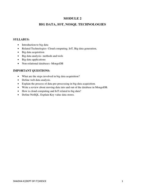 Module 2 4 Pdf Apache Hadoop Big Data