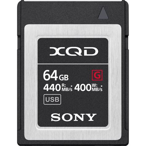 Карта памяти Sony XQD 64GB G Series R440MB/s W400MB/s – Купить карту ...