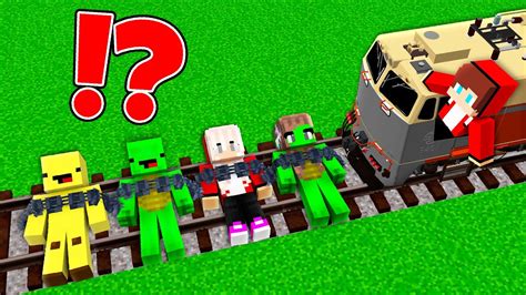 JJ And Mikey Become Thomas The Train CHALLENGE In Minecraft Maizen Minecraft YouTube