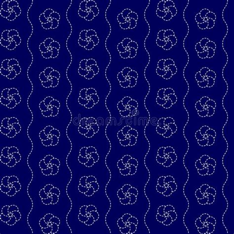 Sashiko Pattern 015 Stock Vector Illustration Of Japanese 333574183
