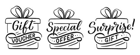 선물 디자인에 대 한 손으로 그린 휴일 레터링 및 아이콘으로 설정 합니다 필기 편지 타이포그래피 견적 벡터 가격에 대한 스톡 벡터 아트 및 기타 이미지 Istock