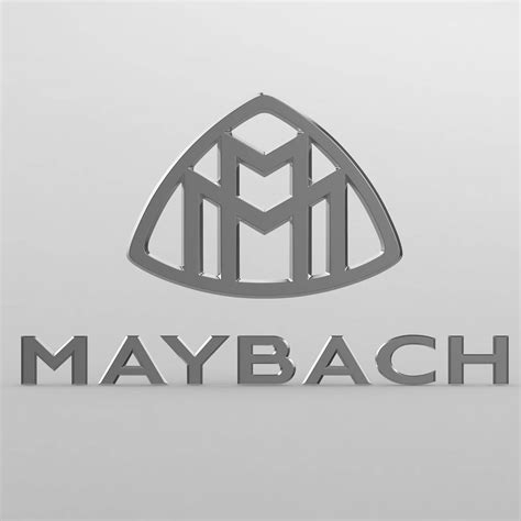 Maybach Logo 3d Model By 3dlogoman