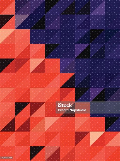 귀여운 Dot 애니메이션 빨간색 및 자주색 직사각형 배경기술 0명에 대한 스톡 벡터 아트 및 기타 이미지 0명 2015년 21세기 Istock