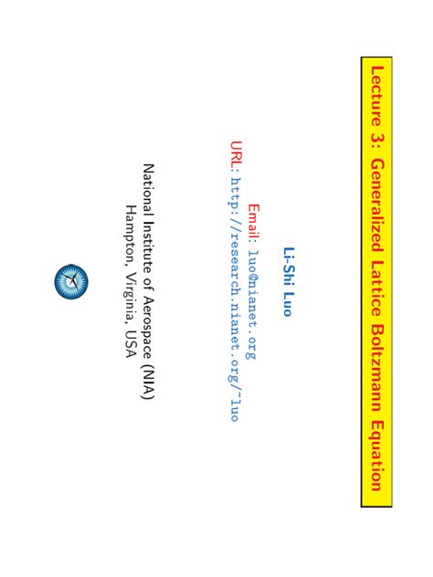 3 Generalized Lattice Boltzmann Equation Pdf Computational Fluid Dynamics Differential