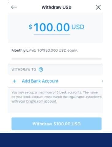 How To Withdraw From Crypto Com To Your Bank Account
