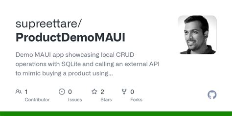 GitHub Supreettare ProductDemoMAUI Demo MAUI App Showcasing Local CRUD Operations With SQLite