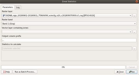 Ubuntu Cant Select Vector Layer Qgis Zonal Statistics Geographic Information Systems Stack