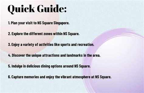 Ns Square Singapore Your Ultimate How To Guide Official