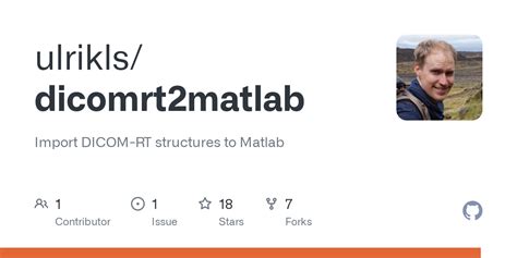 GitHub Ulrikls Dicomrt Matlab Import DICOM RT Structures To Matlab