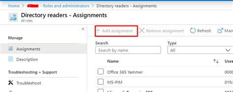 azure active directory add assignment button greyed out stack overflow