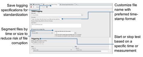 running a test in flexlogger™ ni