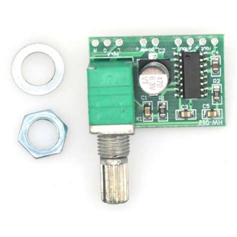 Mini Amplificador De Audio Digital Pam8403 Con Potenciómetro Gf1002