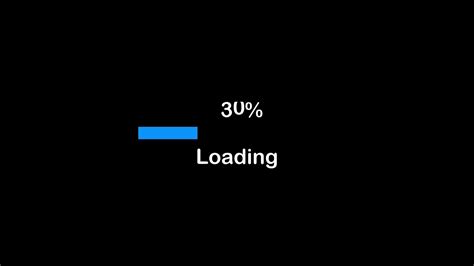 Loading Progress Bar Animation Black Screen 44175638 Stock Video At Vecteezy