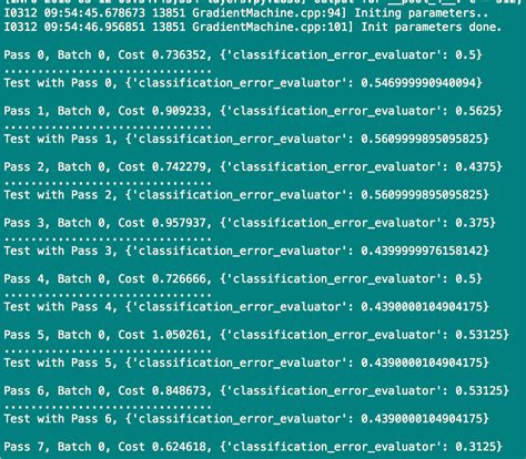 Pass 6 Batch 0 Cost 0848673 Classificationerrorevaluator 0