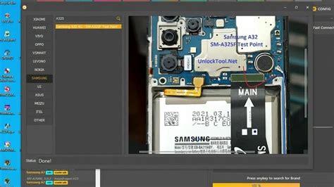samsung a32 a325f android 13 frp unlock via test point by unlock tool just 1 click 1000000