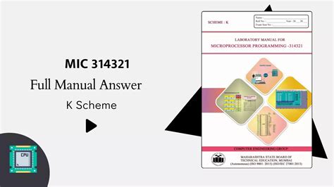 MIC Microprocessor Programming Manual Answer MSBTE DIPLOMA