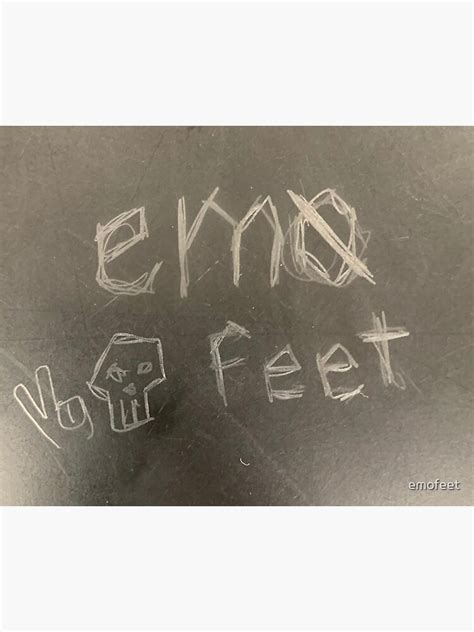 Emo Feet Logo 2021 Original Sticker For Sale By Emofeet Redbubble