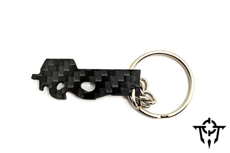 Ps90 Tri Rail Carbon Fiber Keychain Titan Tactical Designs