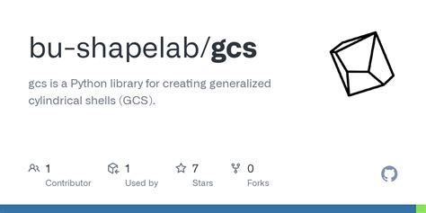 GitHub Bu Shapelab Gcs Gcs Is A Python Library For Creating Generalized Cylindrical Shells GCS