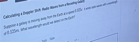 Solved Calculating A Doppler Shift Radio Waves Trom A