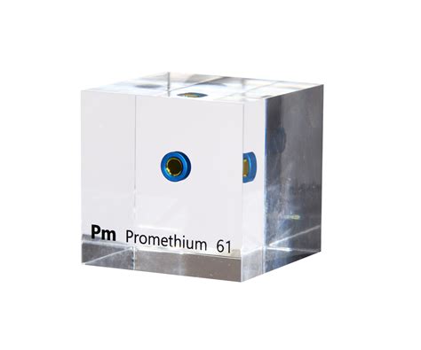 Promethium Lucite Cube — Luciteria