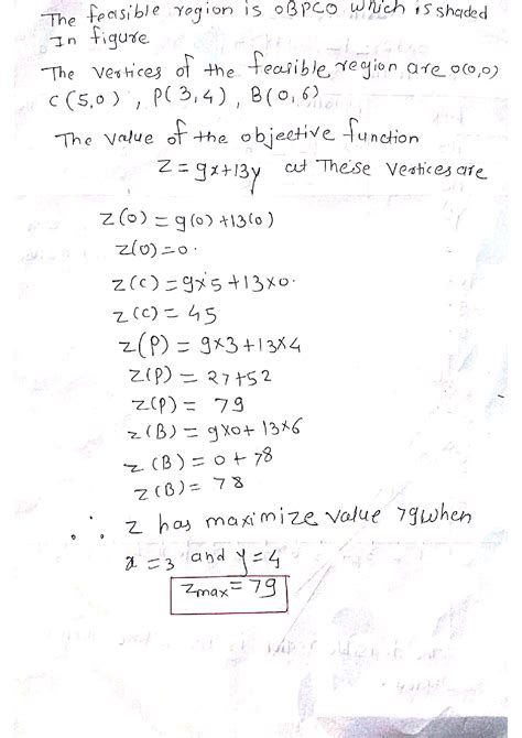 SOLUTION: Linear programming by graphical method - Studypool
