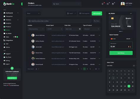 Bankco Tailwind Css Admin Templates By Quomodotheme Themeforest