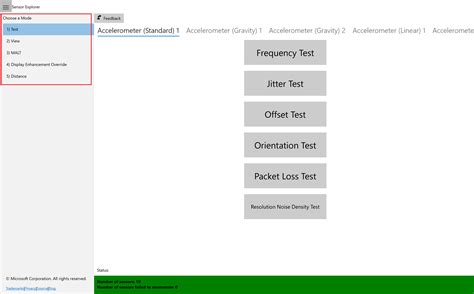 Testing With Sensorexplorer Windows Drivers Microsoft Learn