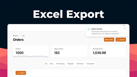 Excel Export By Dennis Koch Filament